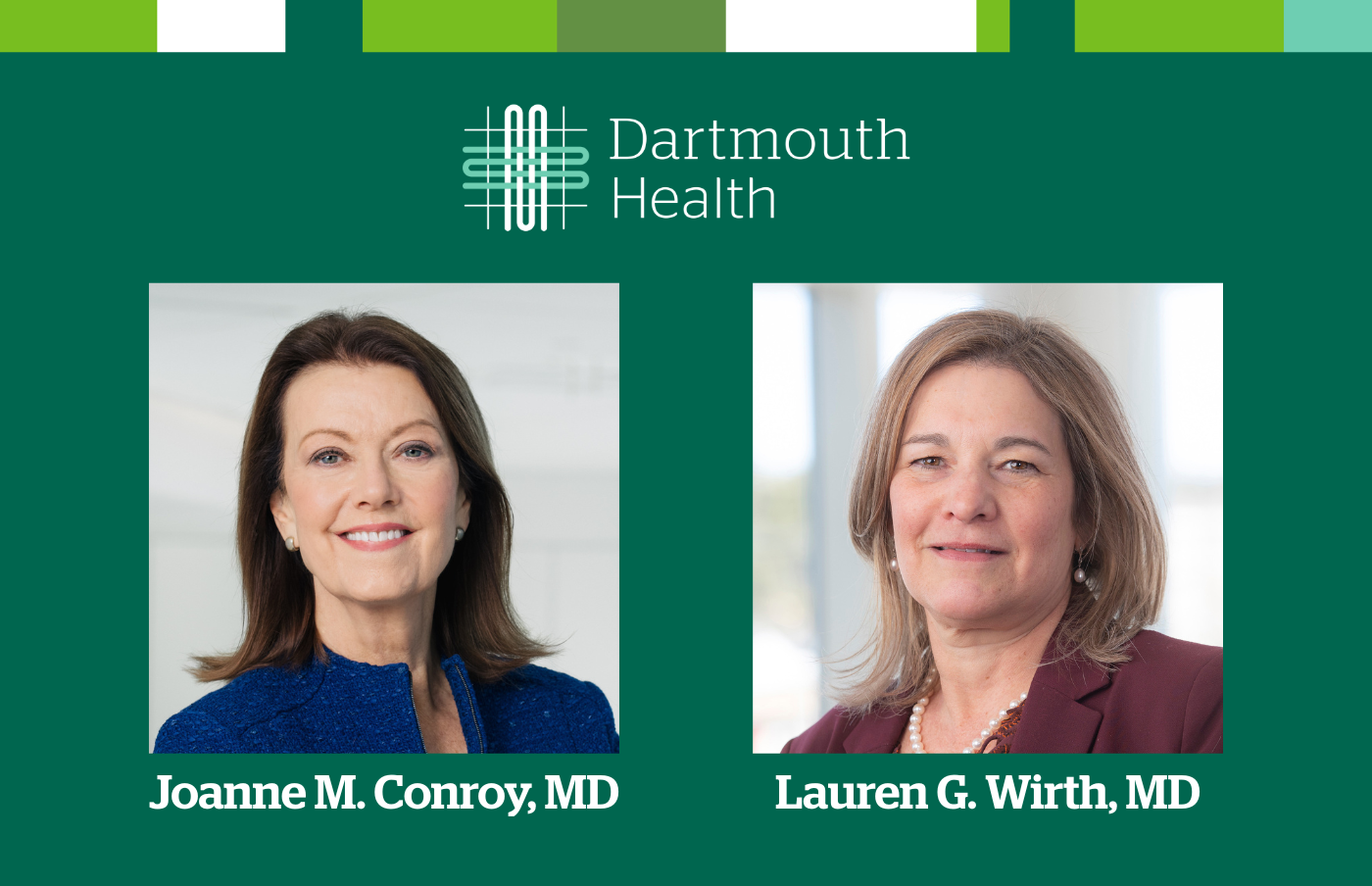 Joanne M. Conroy, MD and Lauren G. Wirth, MD recognized by Becker’s ...